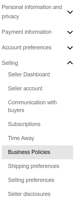 How do I update my eBay shipping details? – Searchspring Help Desk